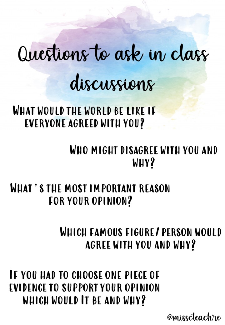 Teaching visual – engaging students with their opinions – Miss C ...